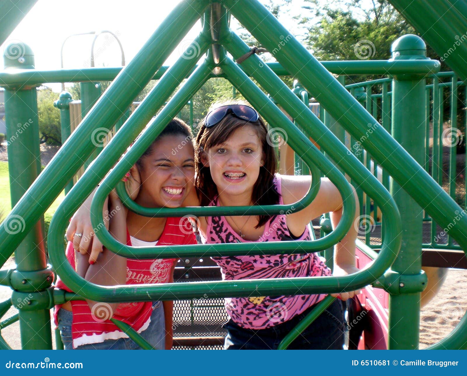 Playground Friends stock image. Image of playing, african - 6510681