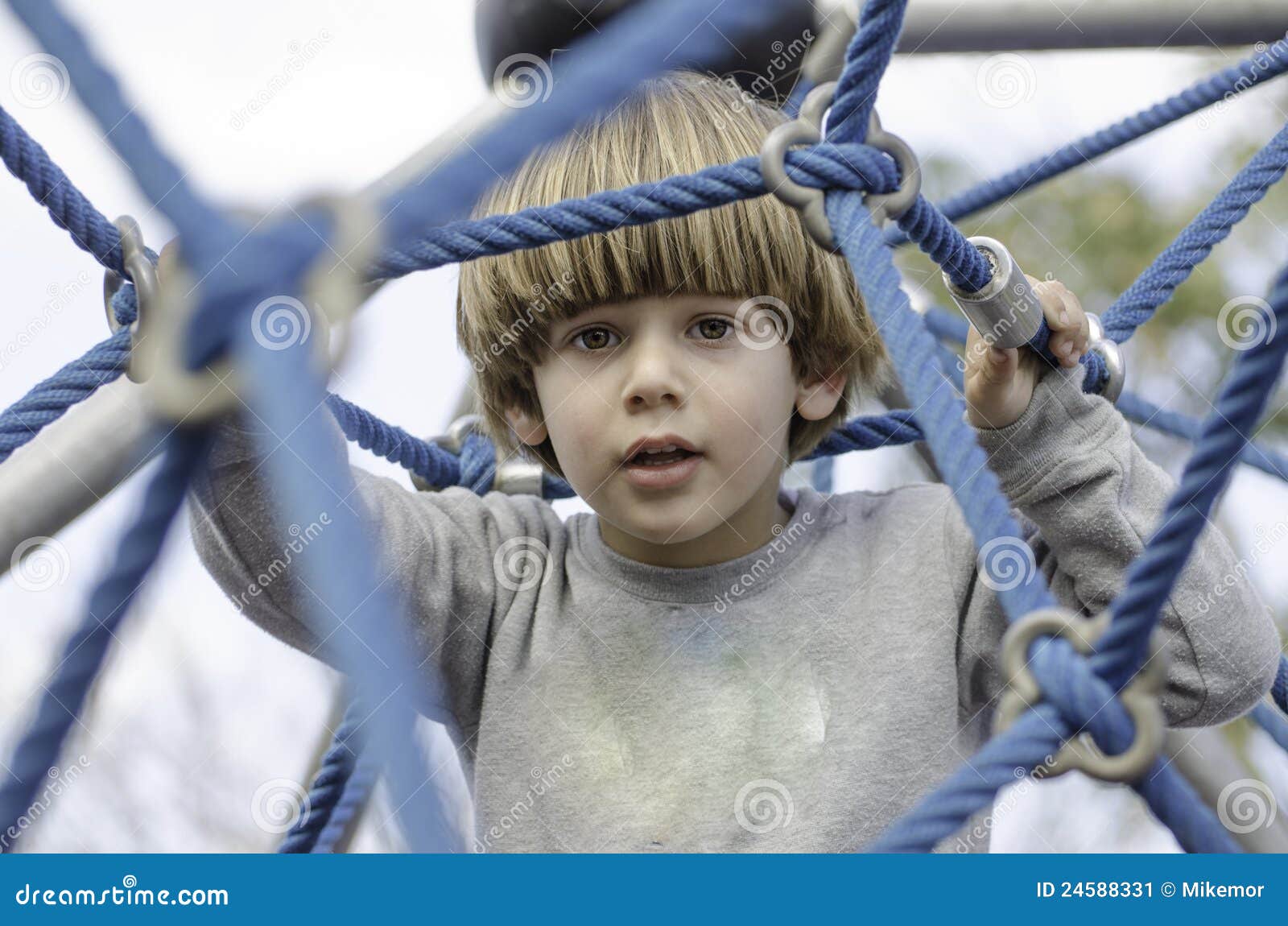 Playground fun with ropes stock image. Image of green - 24588331
