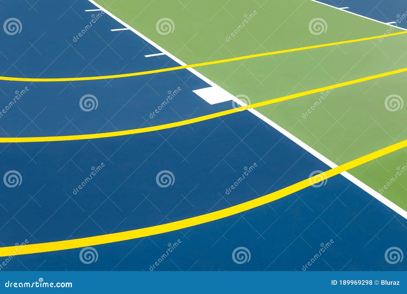Playground Lined with Lines Stock Photo - Image of blue, lifestyle ...