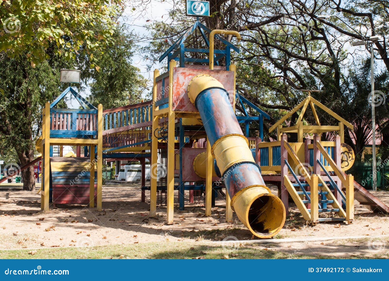 Playground Park stock photo. Image of color, exercise - 37492172