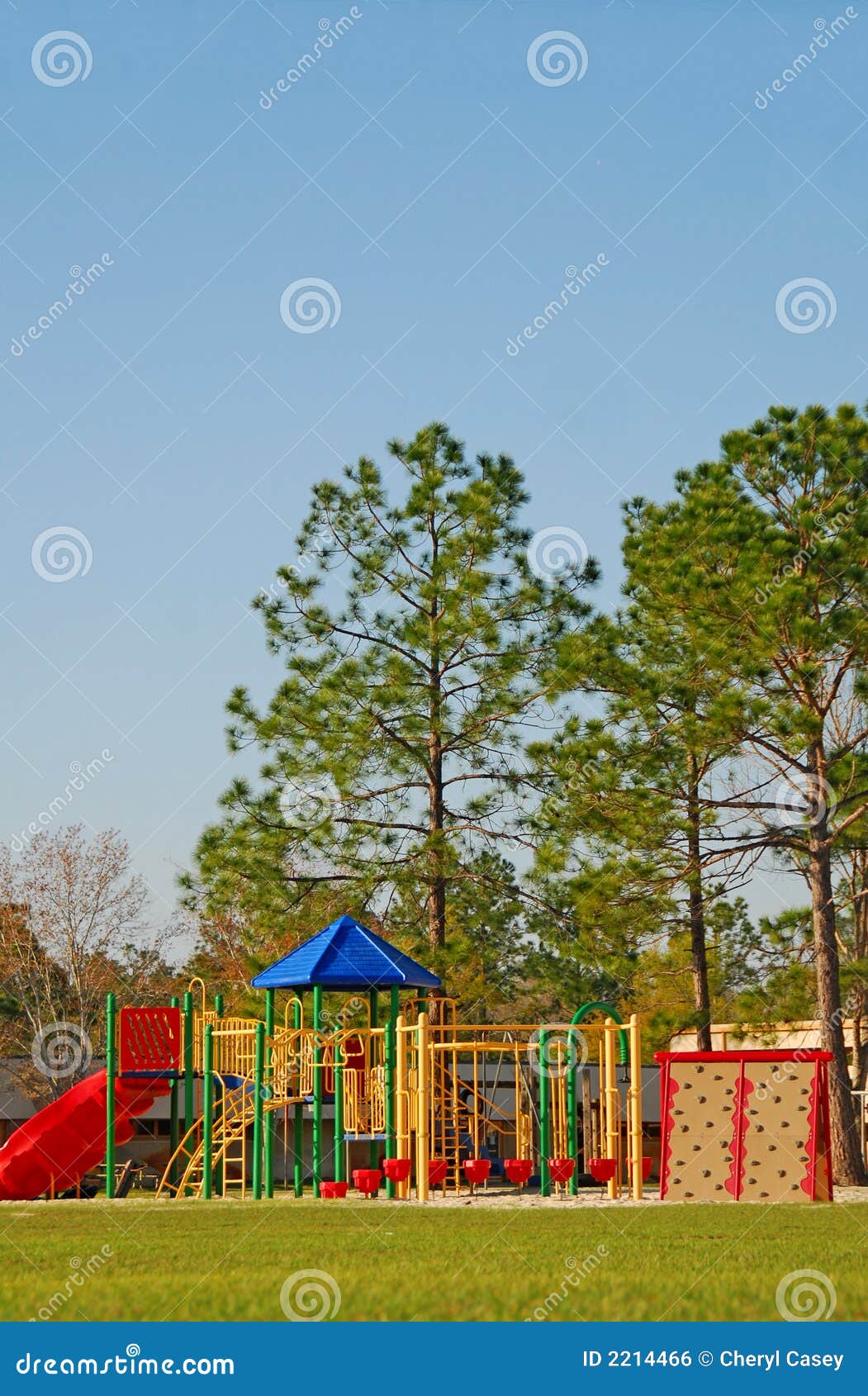 Playground by Pines stock photo. Image of play, children - 2214466