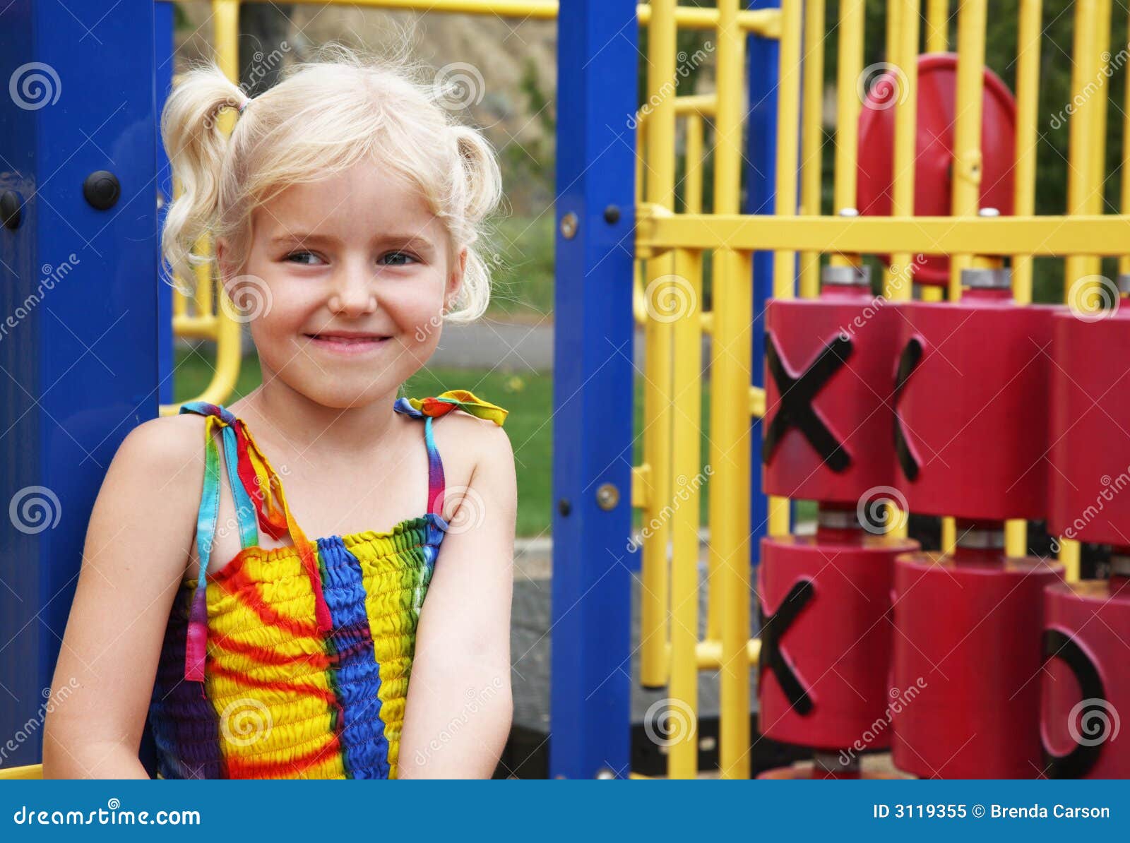 Playground Portrait stock image. Image of female, child - 3119355