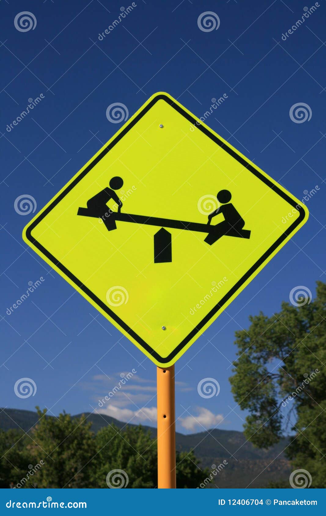 Playground Street Sign