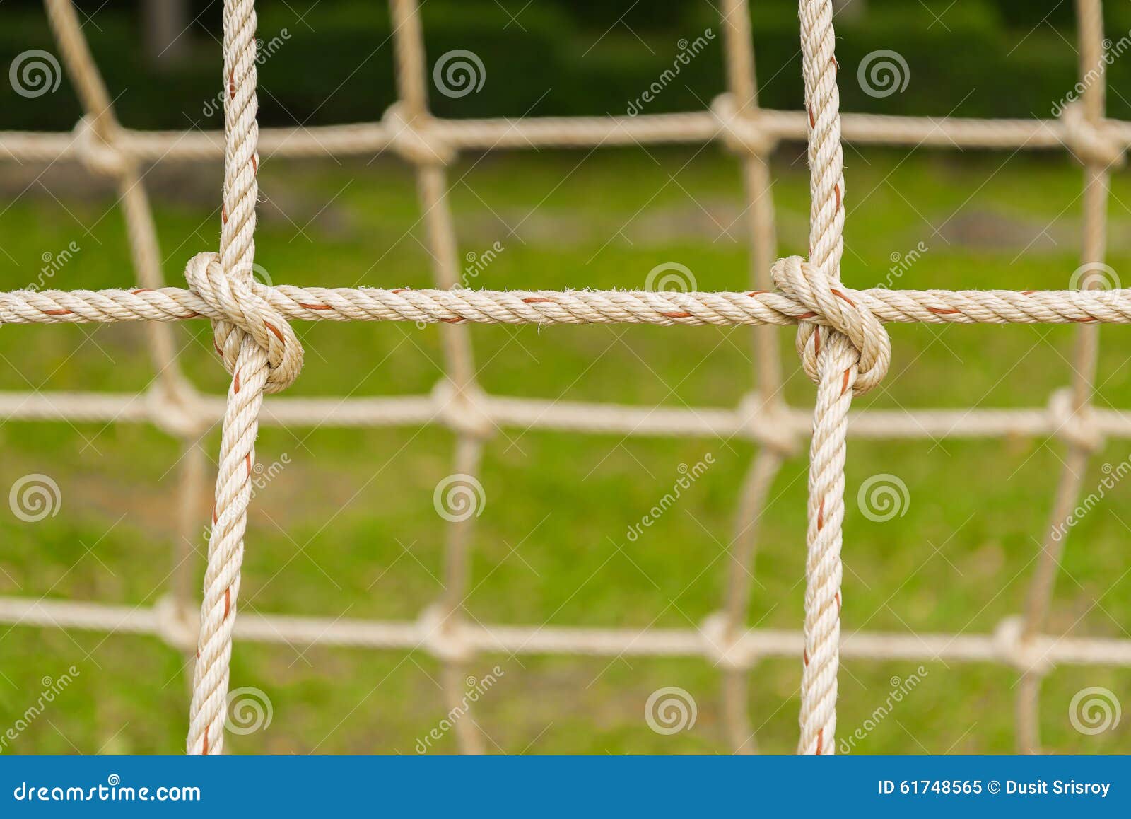 Playground Rope,Climbing Nets in Playground Stock Image - Image of ...