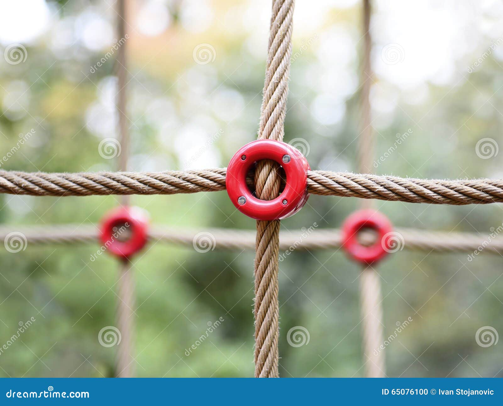 Playground Gym Rope Diagonal Pattern Royalty-Free Stock Image ...