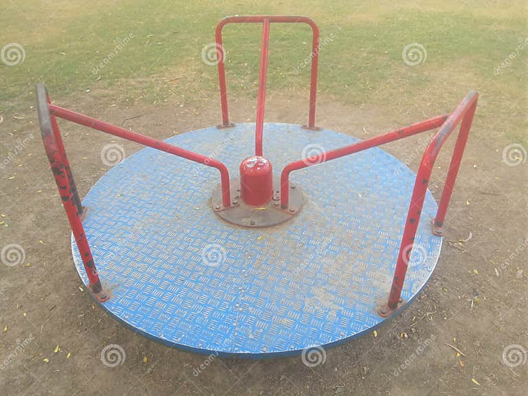 Playground roundabout stock photo. Image of childhood - 70782072