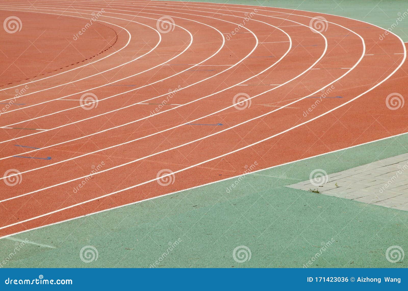 The Playground is the Runway Stock Photo - Image of stadium, track ...