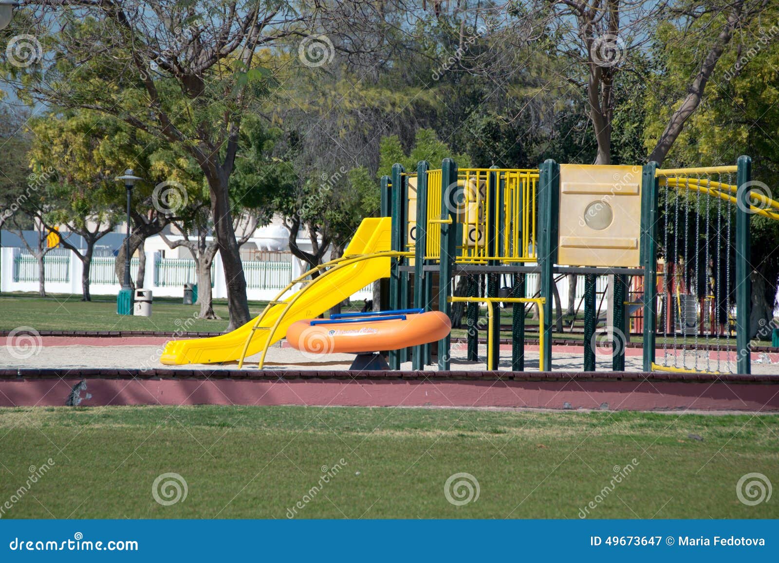 Playground stock image. Image of park, entertain, leisure - 49673647