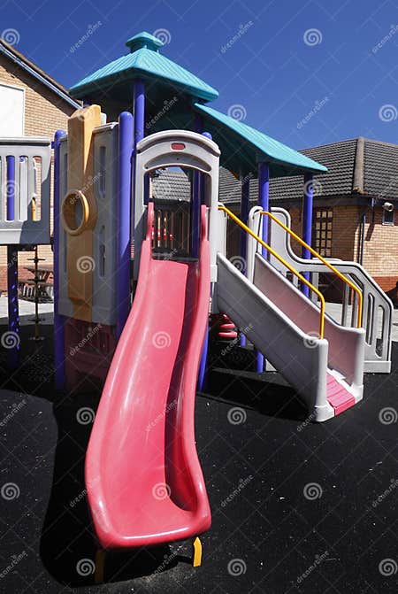 Playground slide stock image. Image of color, childrens - 14503837