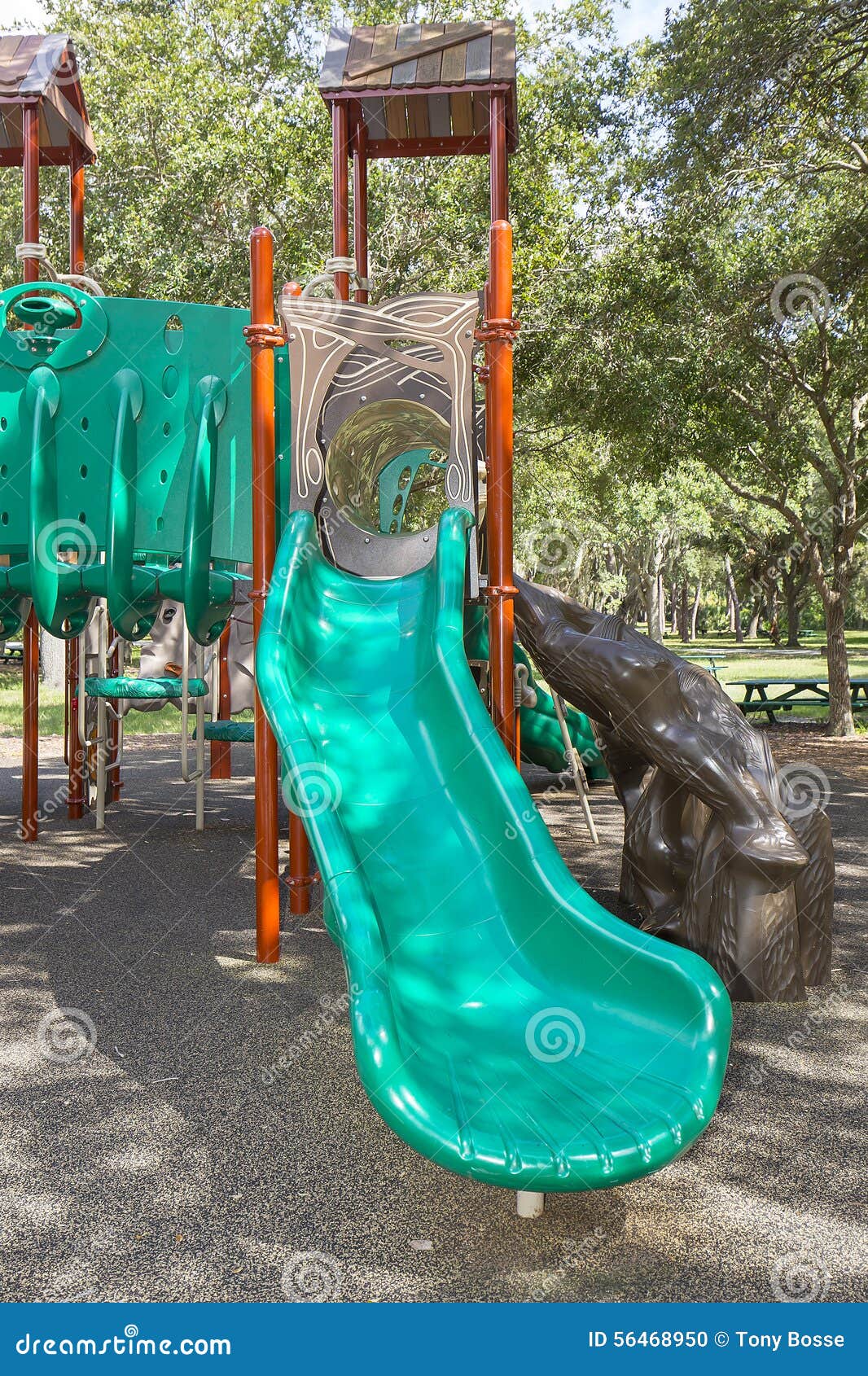 Playground Slide stock photo. Image of playground, park - 56468950