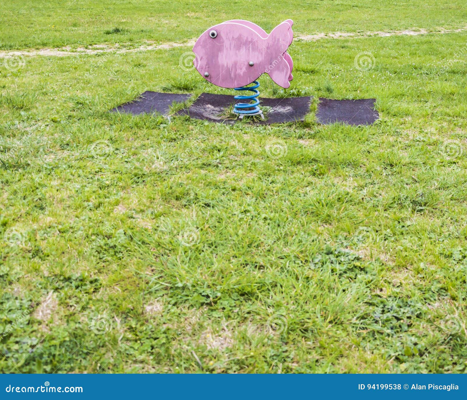 Playground spring fish stock photo. Image of playground - 94199538