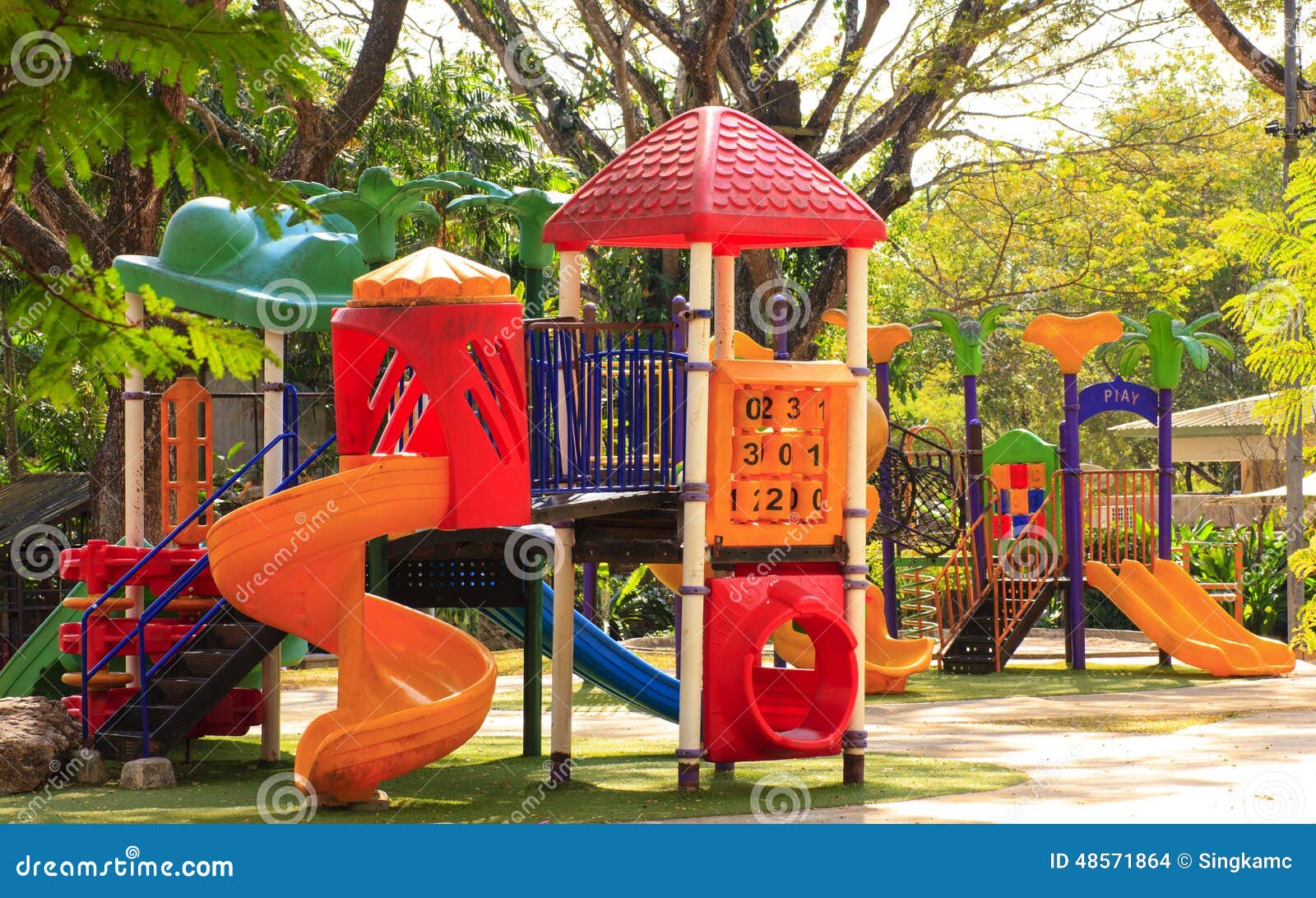 Playground - Stock Image stock photo. Image of play, contemporary ...