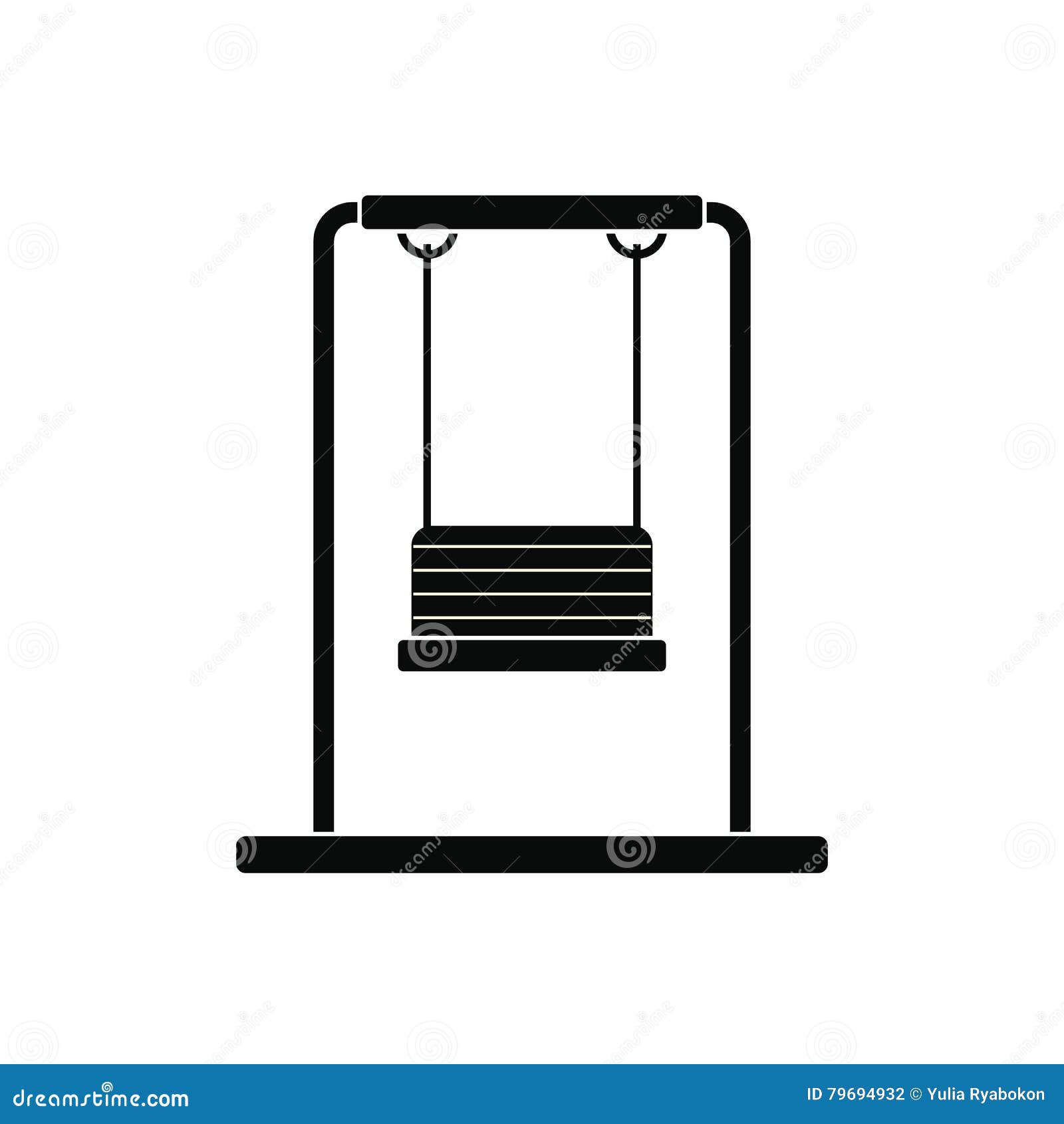 Playground Swing Icon, Icon Cartoon | CartoonDealer.com #88303565