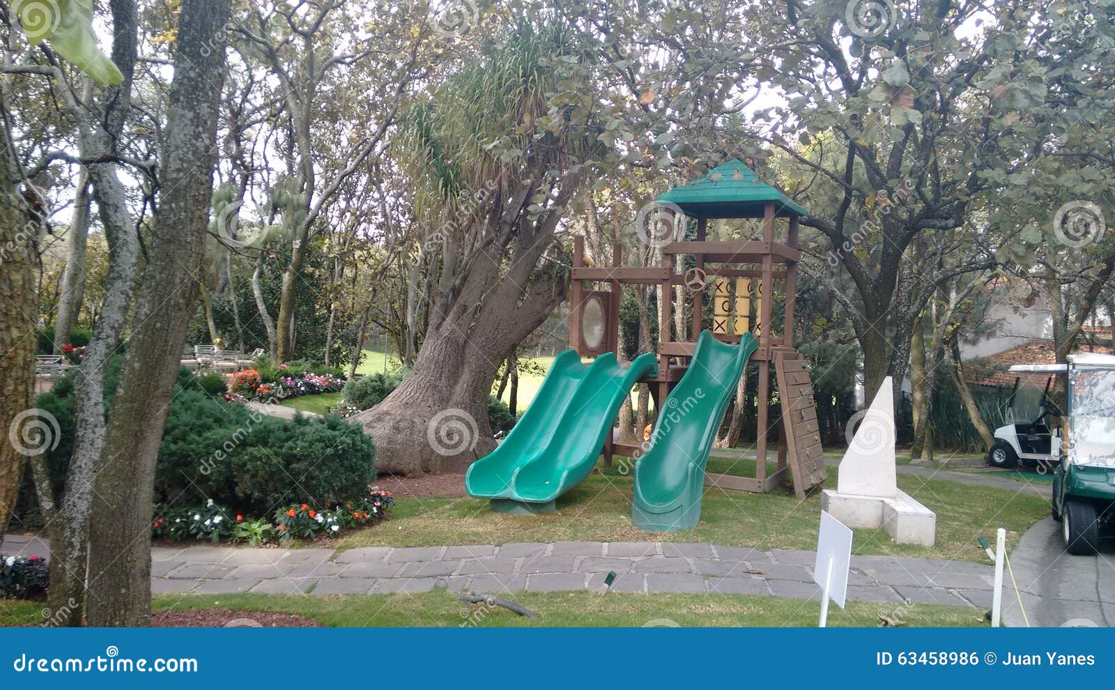 Playground stock photo. Image of kids, trees, play, playground - 63458986