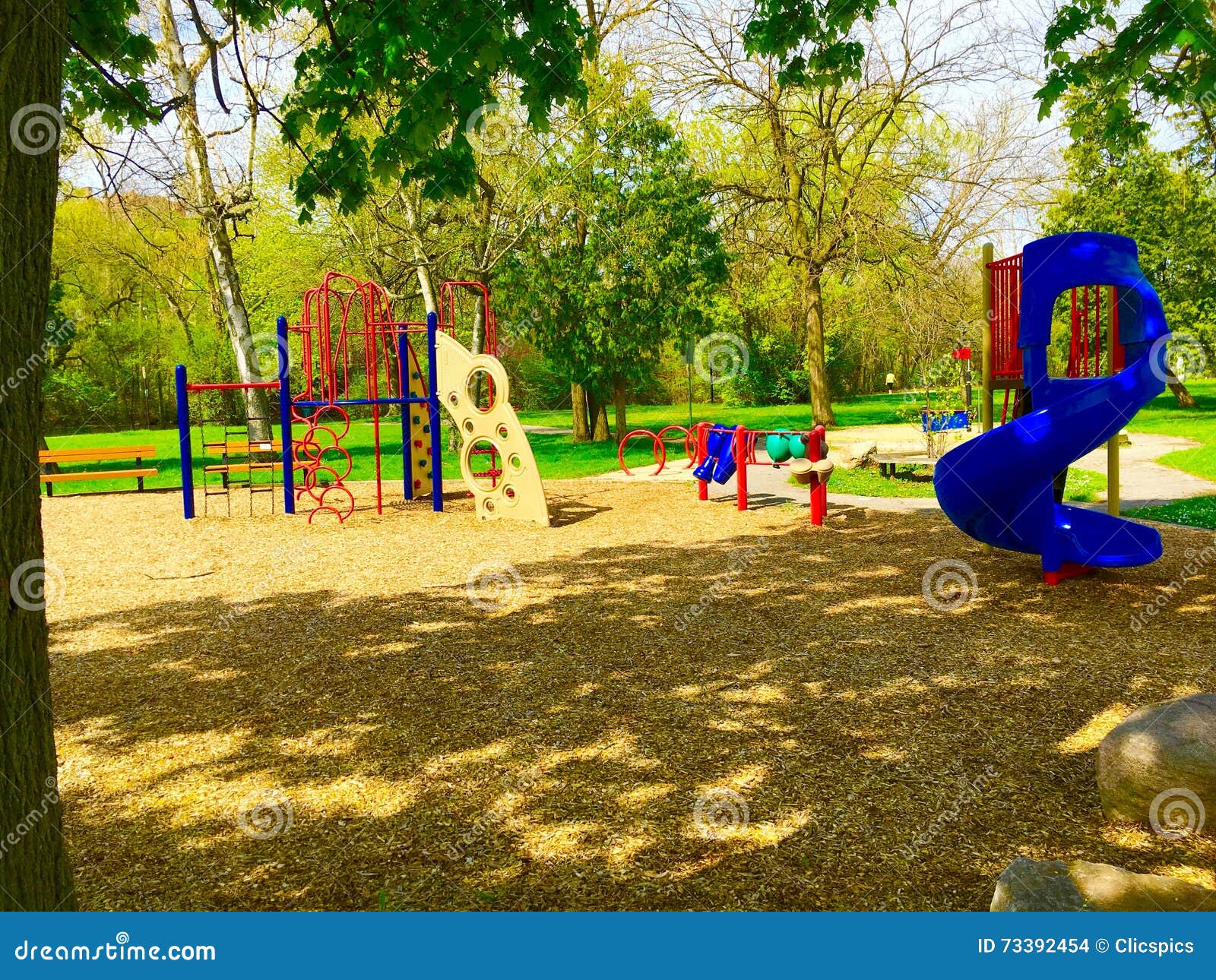 Playground stock photo. Image of climb, green, action - 73392454