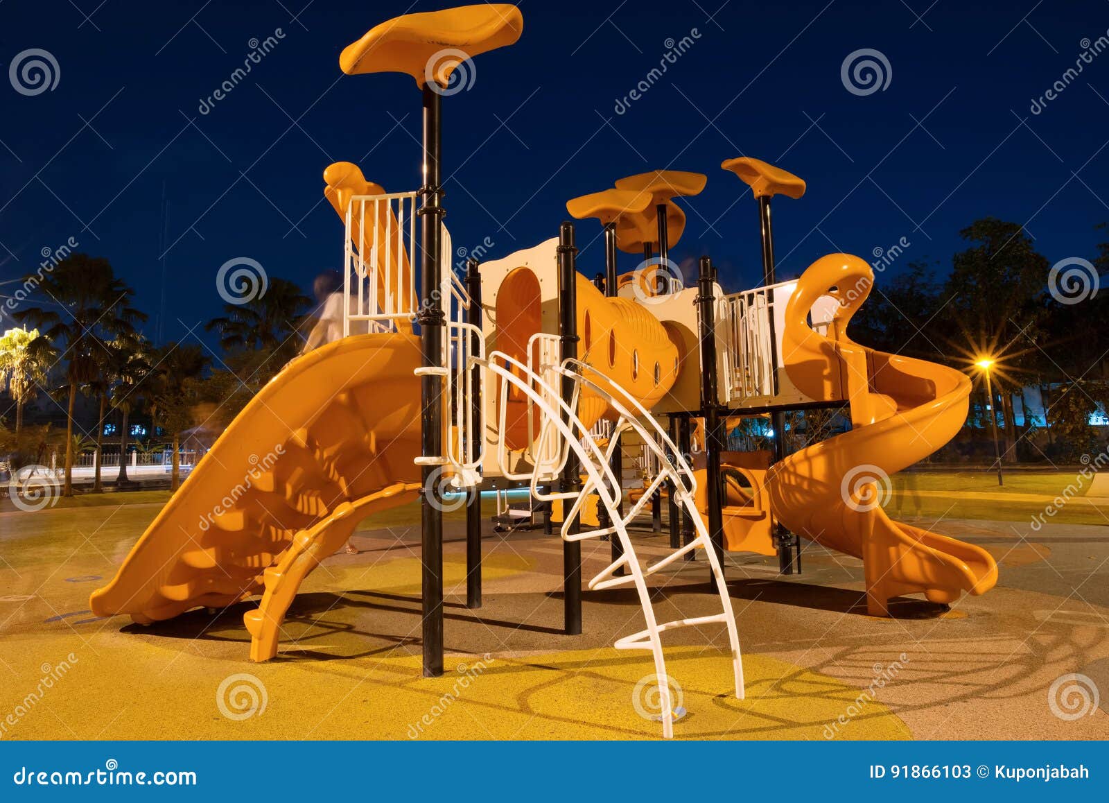 Playgrounds in garden stock image. Image of school, playground - 91866103