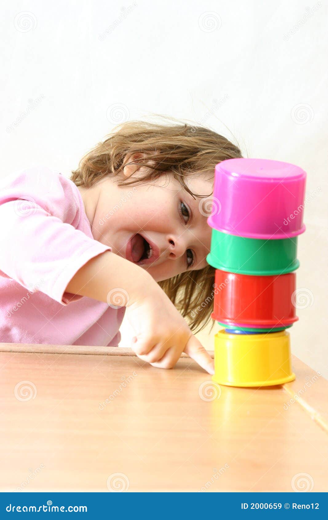 Playing stock image. Image of joyful, blocks, girls, color - 2000659