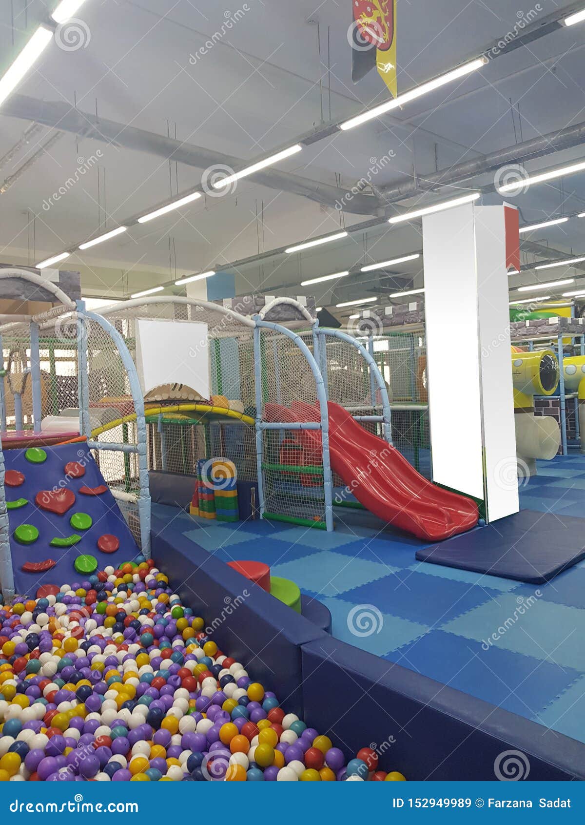 Play area with cute balls stock image. Image of kids - 152949989