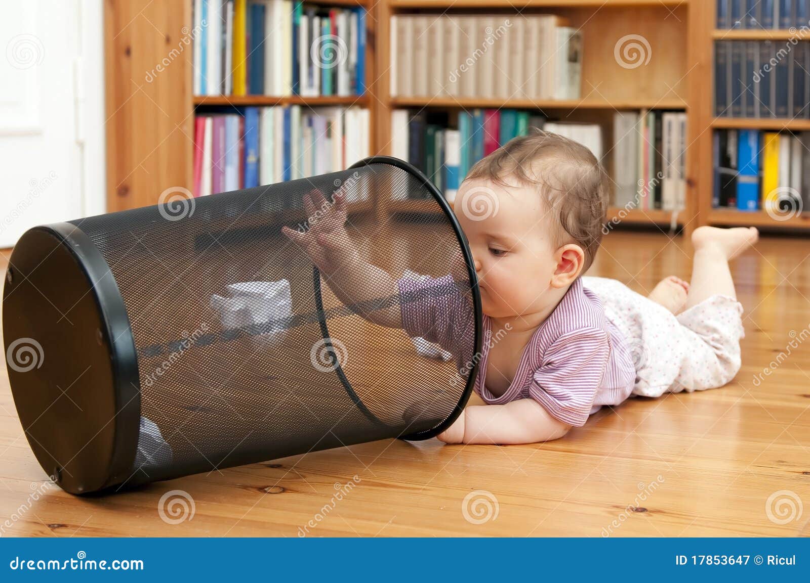 Playing baby stock image. Image of summer, toddling, floor - 17853647