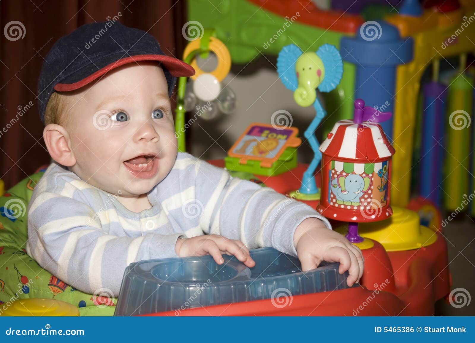 Playing baby stock photo. Image of playroom, bright, jump - 5465386