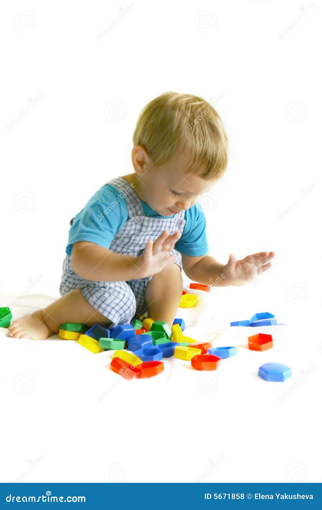 Playing baby boy stock photo. Image of kindergarten, joyful - 5671858