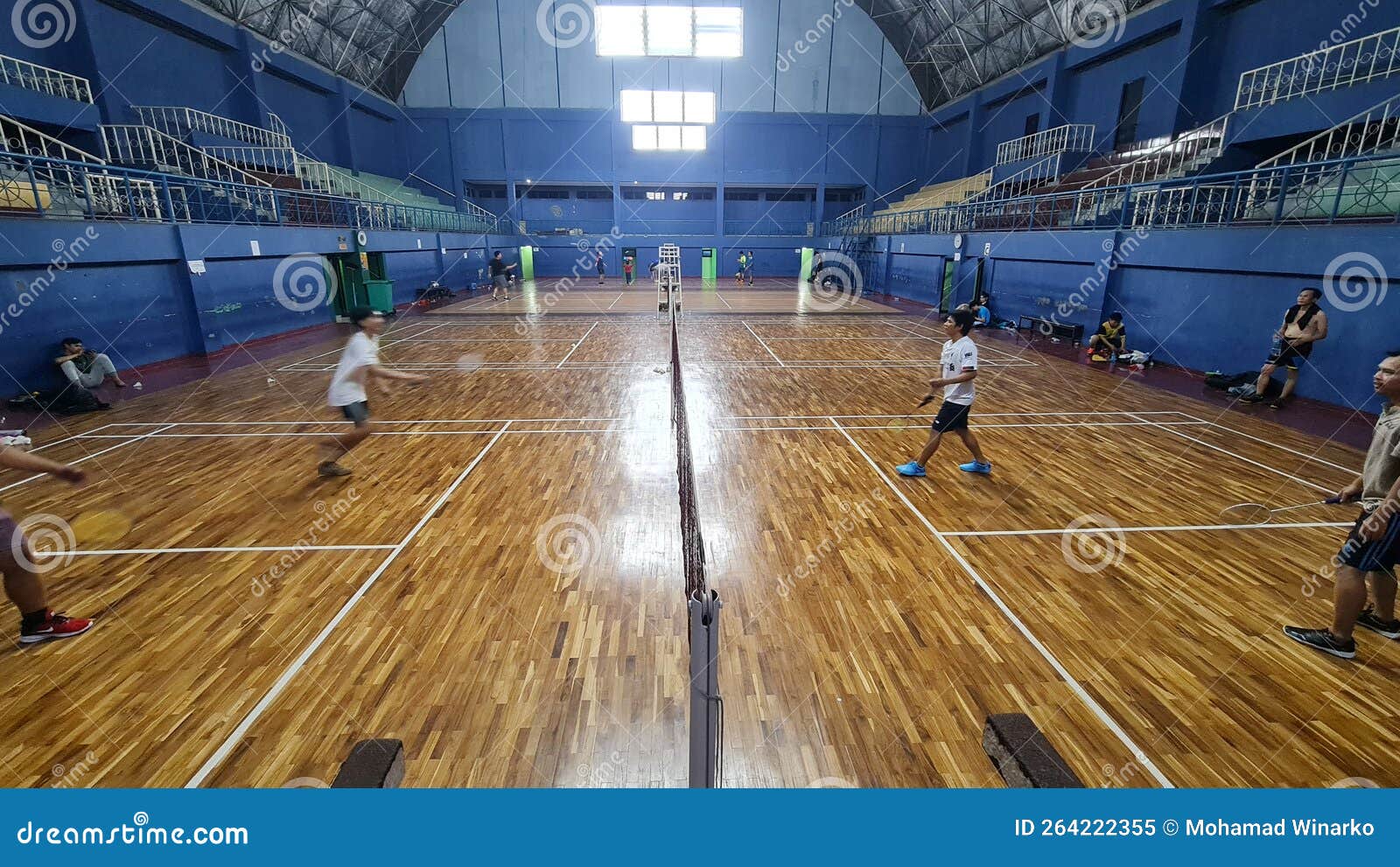 Playing Badminton Men Doubles Editorial Image - Image of badminton ...
