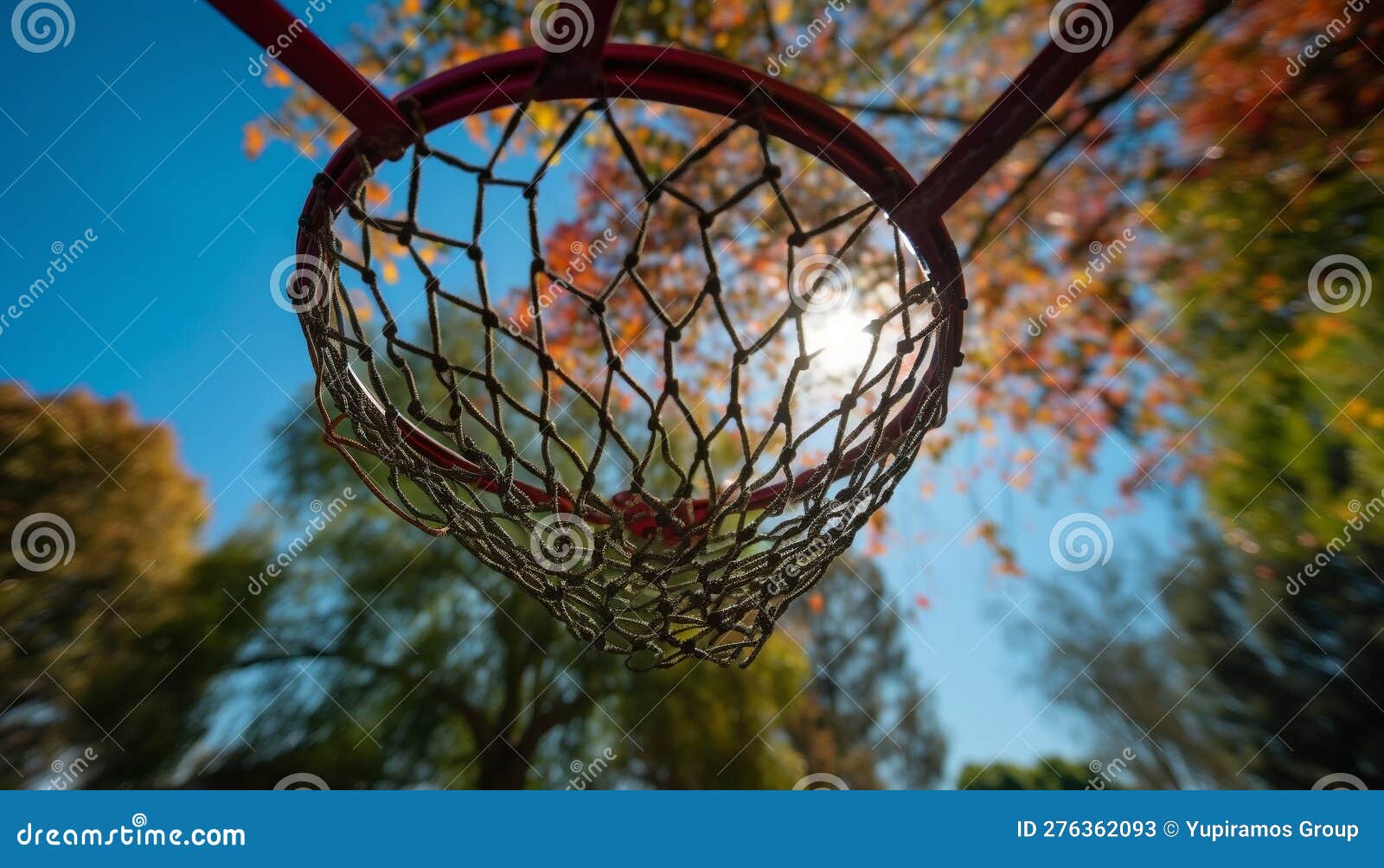 Playing Basketball Under Autumn Tree, Fun Activity Generated by AI ...