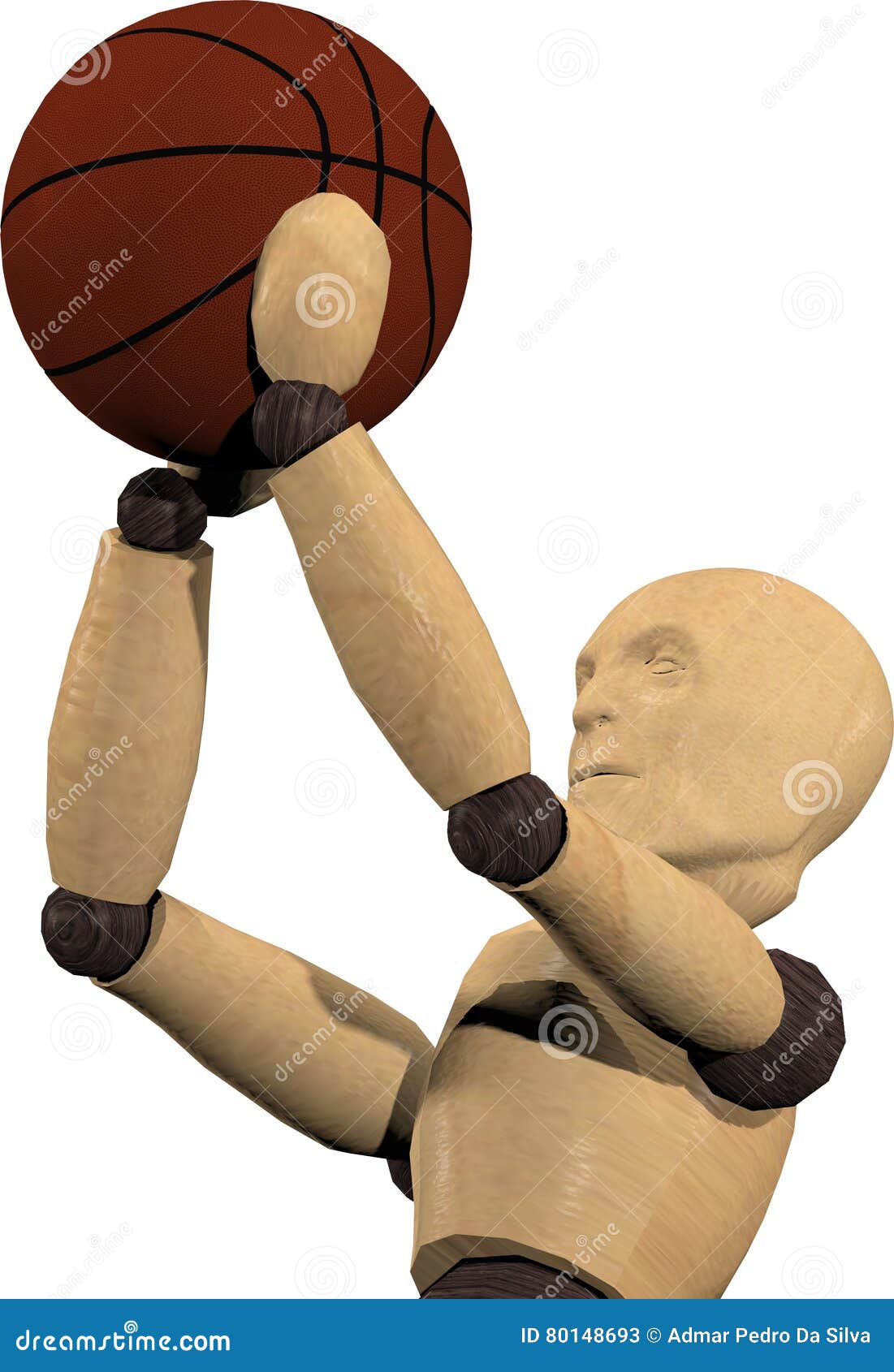 Playing basketball stock illustration. Illustration of basketball ...