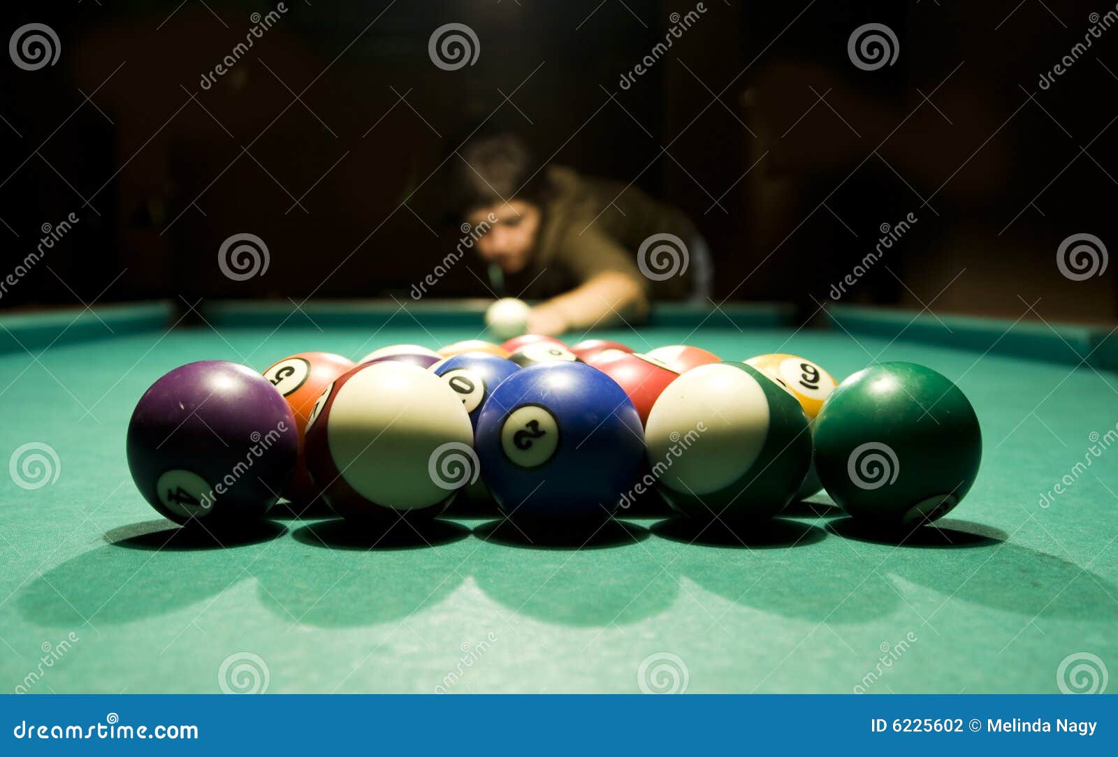 Playing billiard stock photo. Image of time, compete, play - 6225602