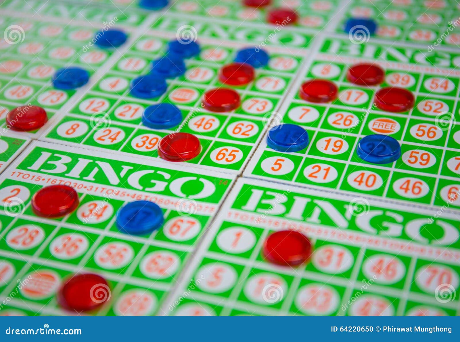 Playing bingo cards game stock photo. Image of games - 64220650