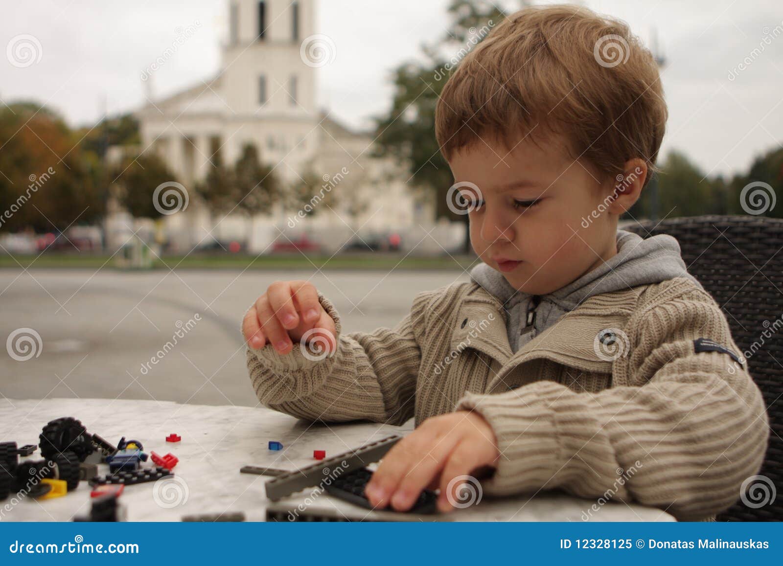 Playing boy stock image. Image of white, childhood, enjoying - 12328125