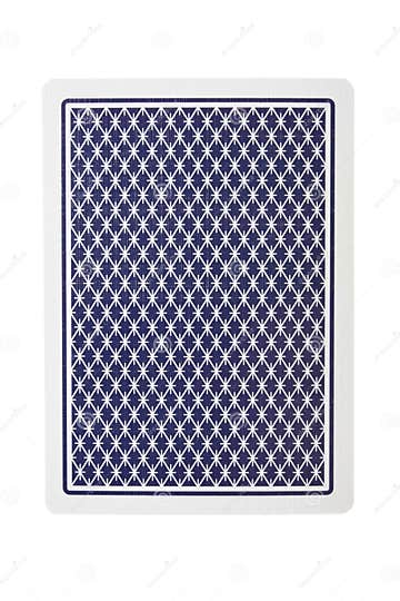 Playing card from back stock image. Image of game, card - 7262427