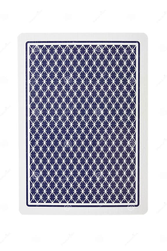 Playing card from back stock image. Image of game, card - 7262427