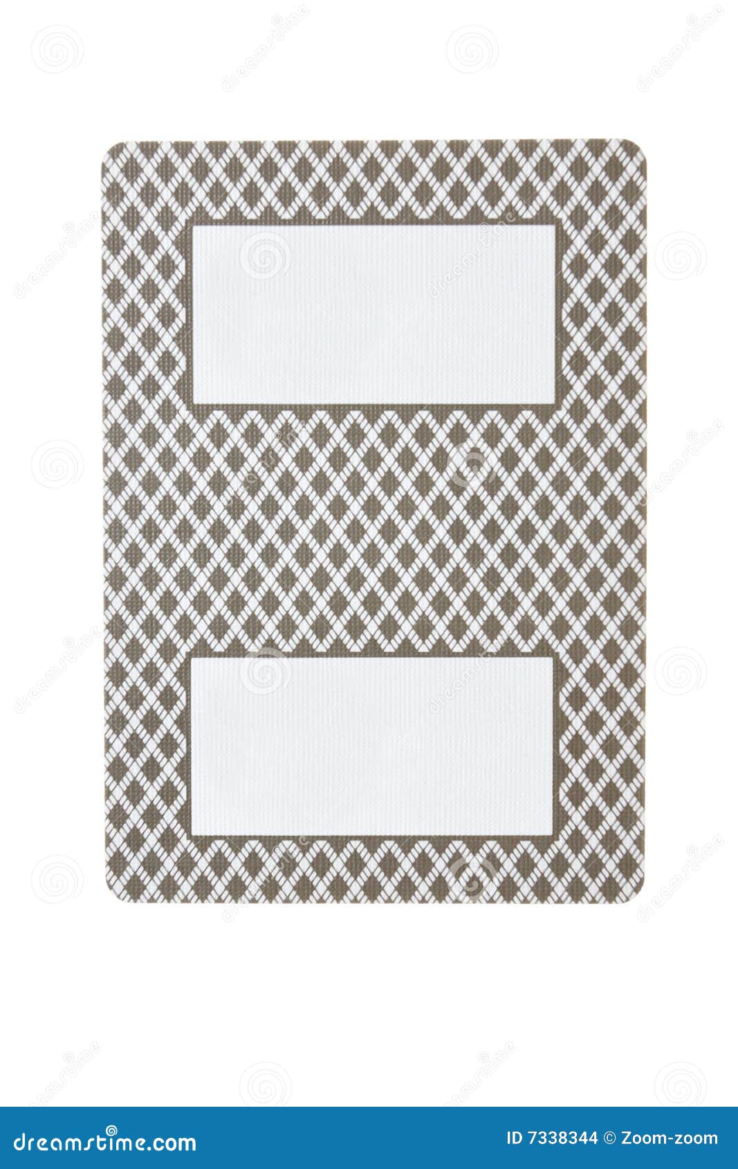 Playing card from back stock photo. Image of single, game - 7338344