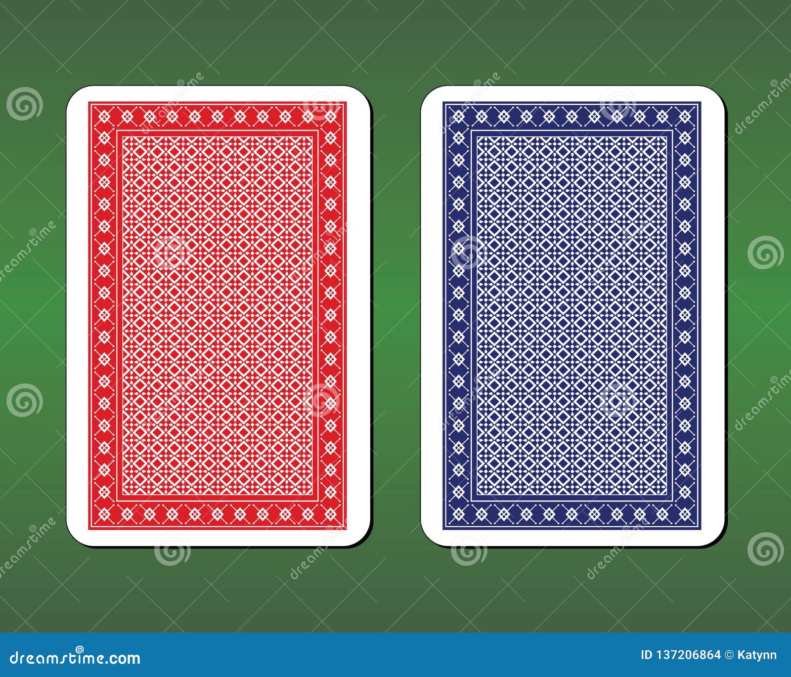 Playing Card Back Designs stock vector. Illustration of game - 137206864