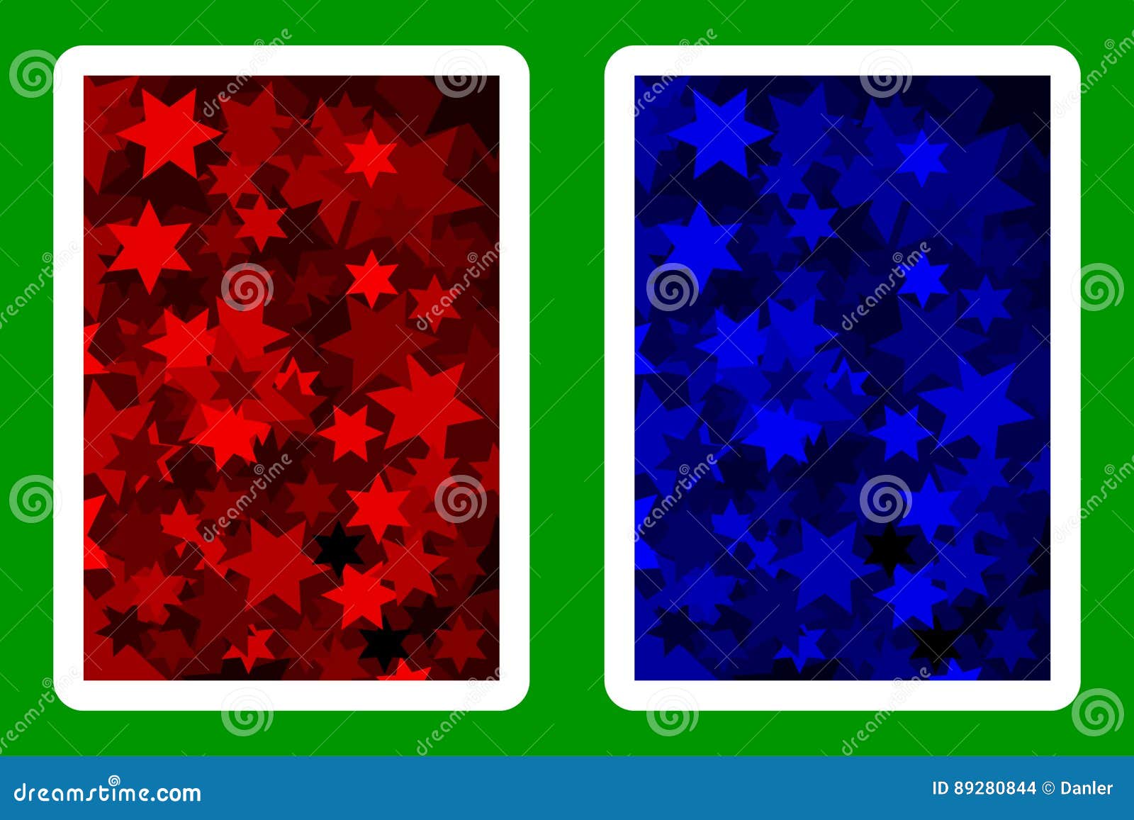 Playing Card Back stock vector. Illustration of pattern - 89280844