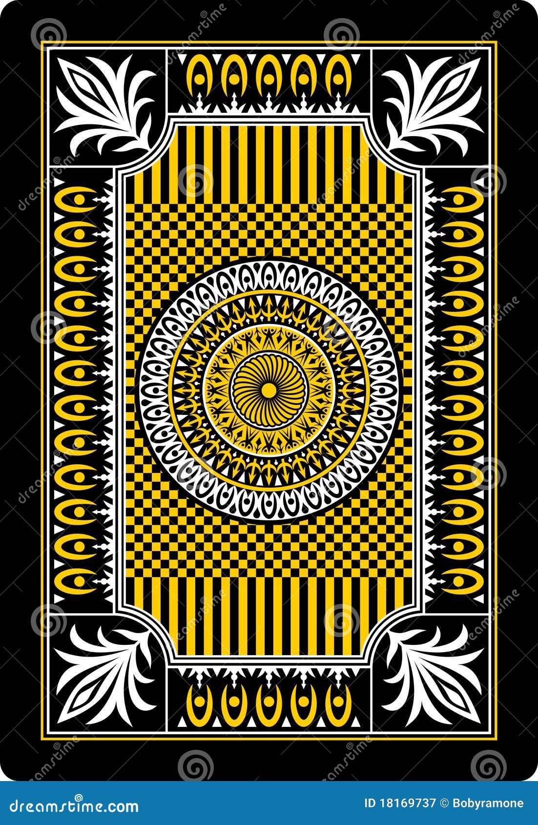 Playing Card Back Side 62x90 Mm Stock Vector - Illustration of side ...