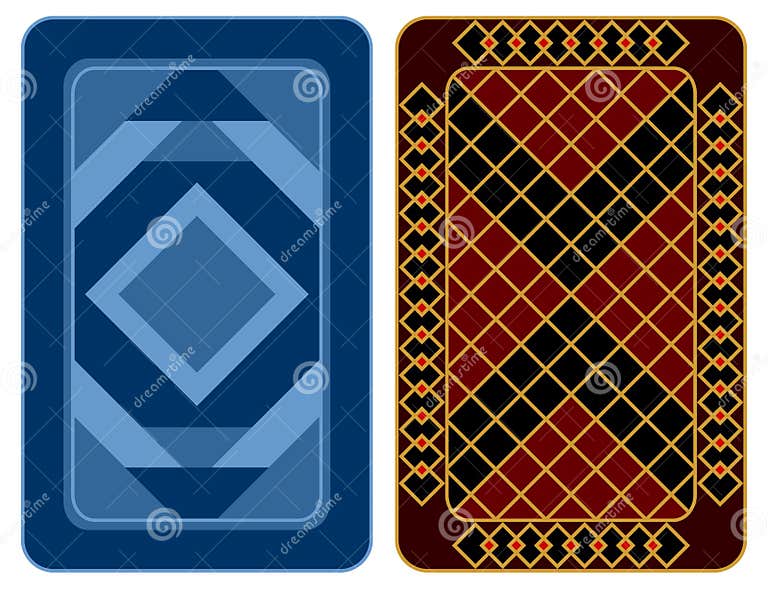 Playing card design. stock vector. Illustration of abstract - 20338310