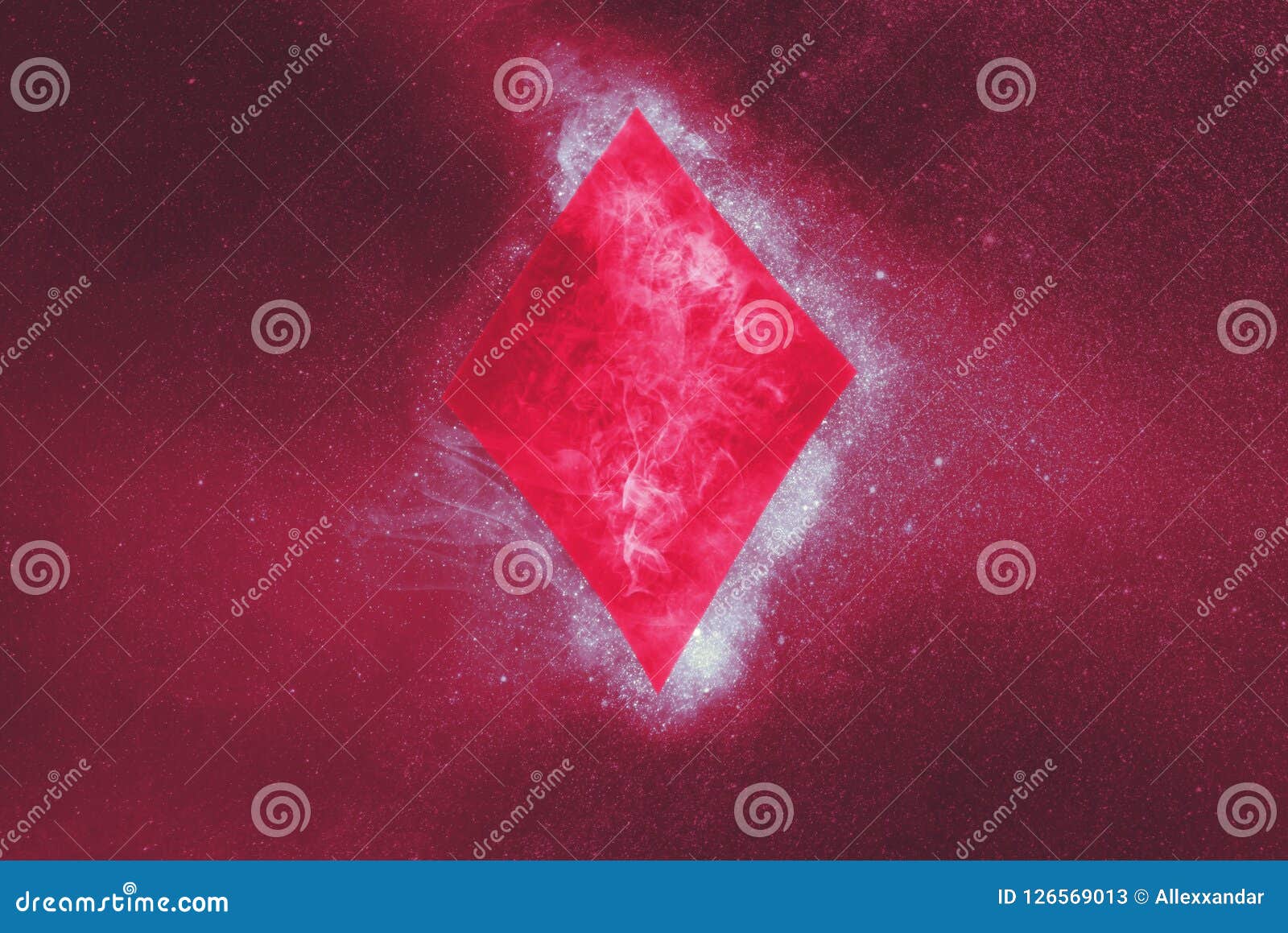 Playing Card. Diamond Symbol Stock Image - Image of playing, sign ...