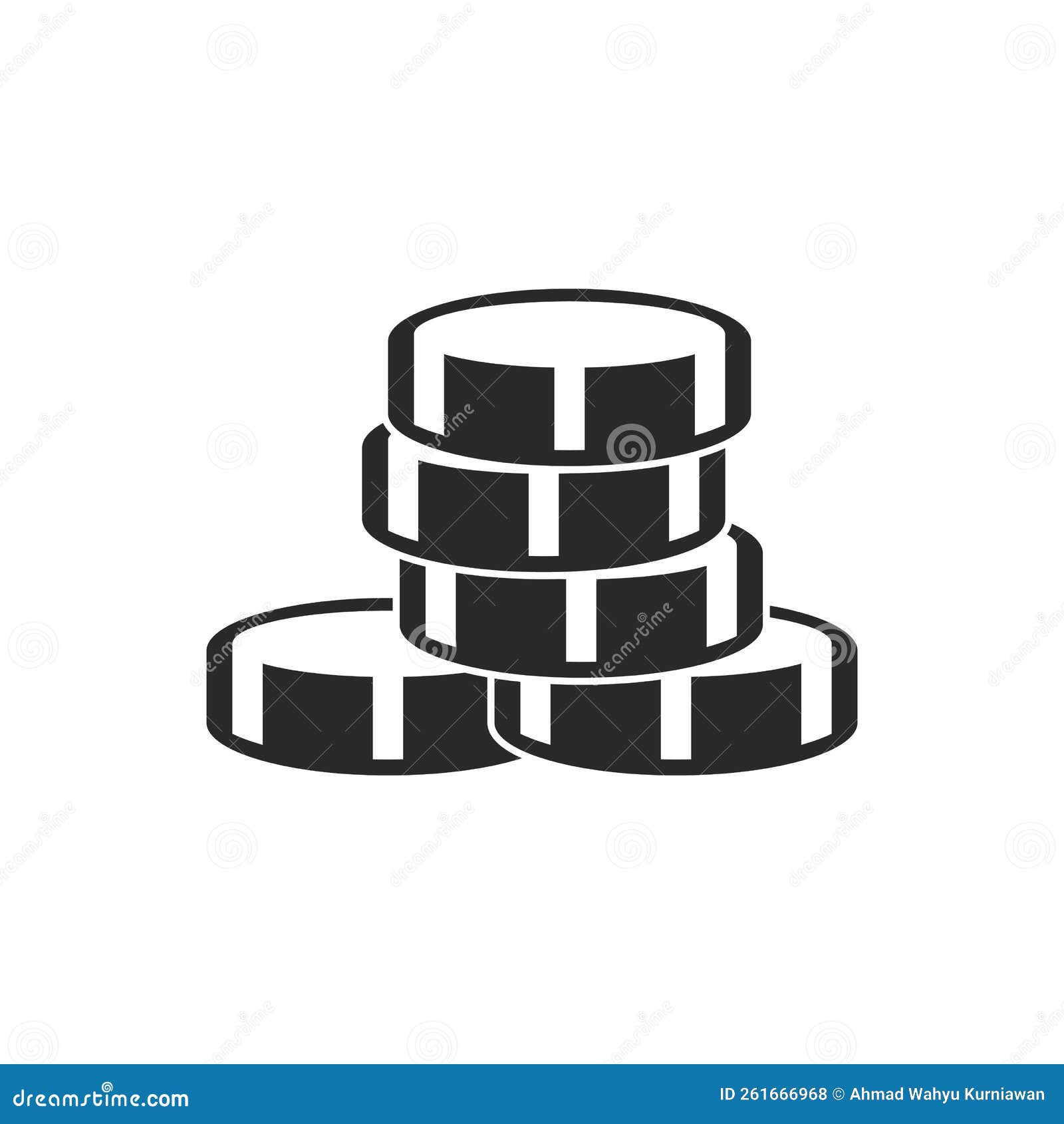 Playing card icon stock vector. Illustration of royal - 261666968