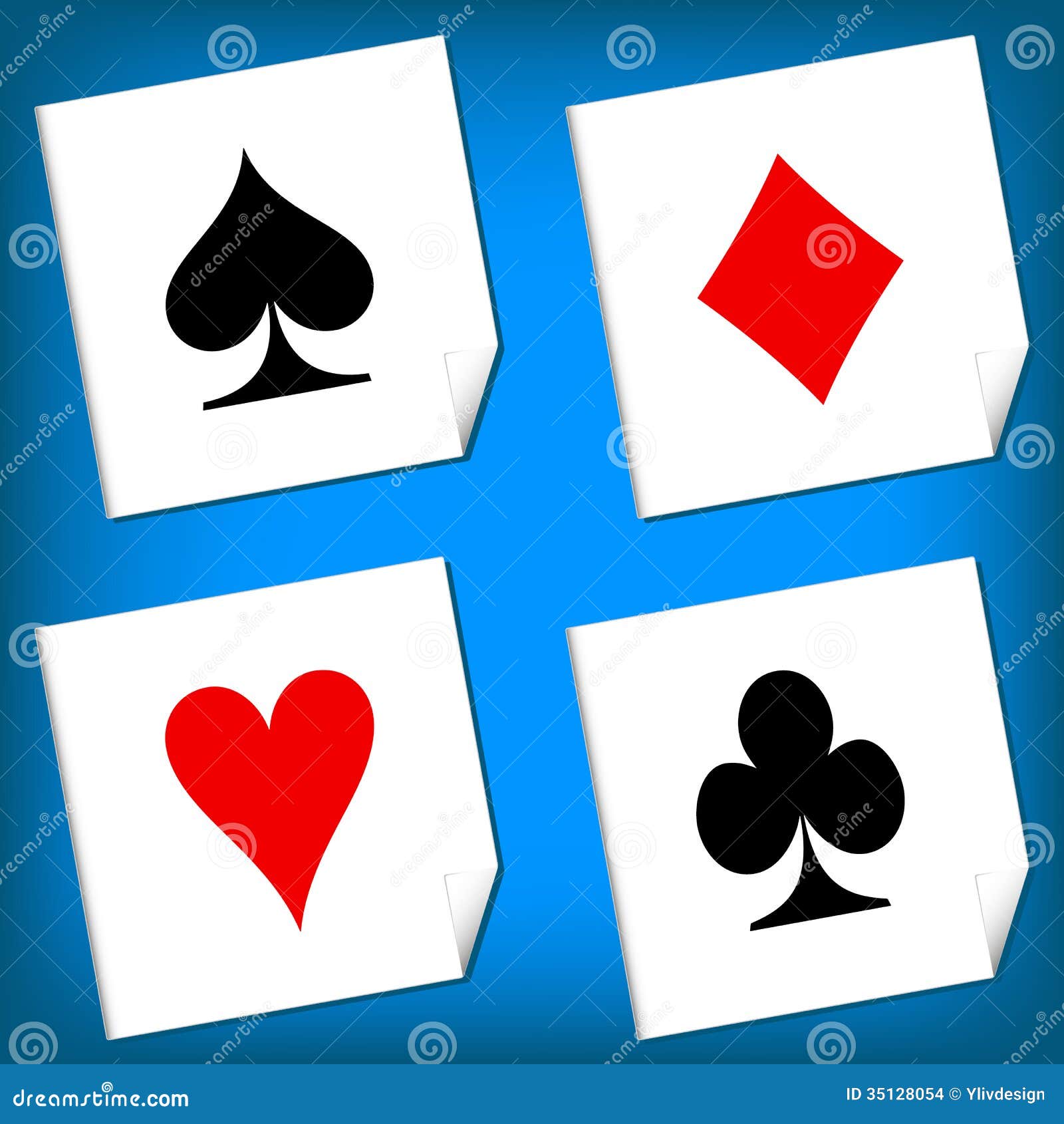 Playing Card S Signs Vector Stock Vector - Illustration of club, gaming ...