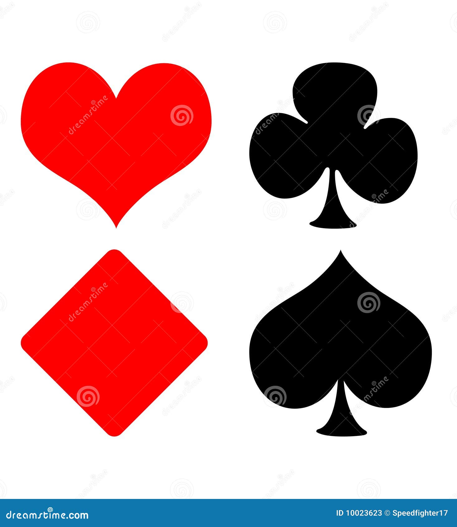 Playing card suits stock illustration. Illustration of white - 10023623