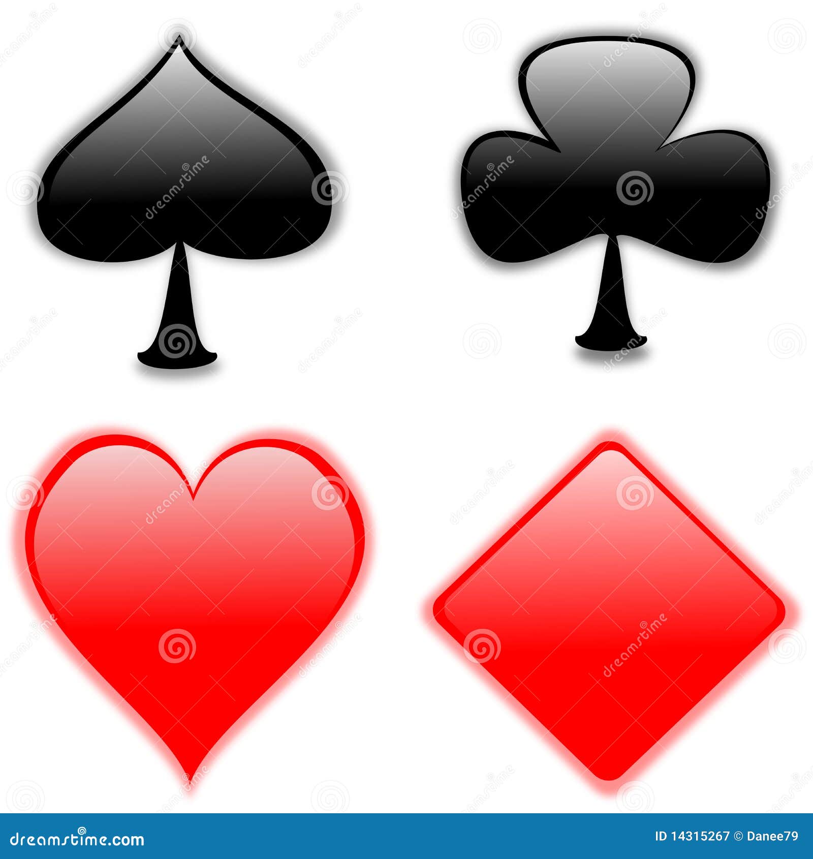 Playing Card Symbols Royalty-Free Stock Photography | CartoonDealer.com ...