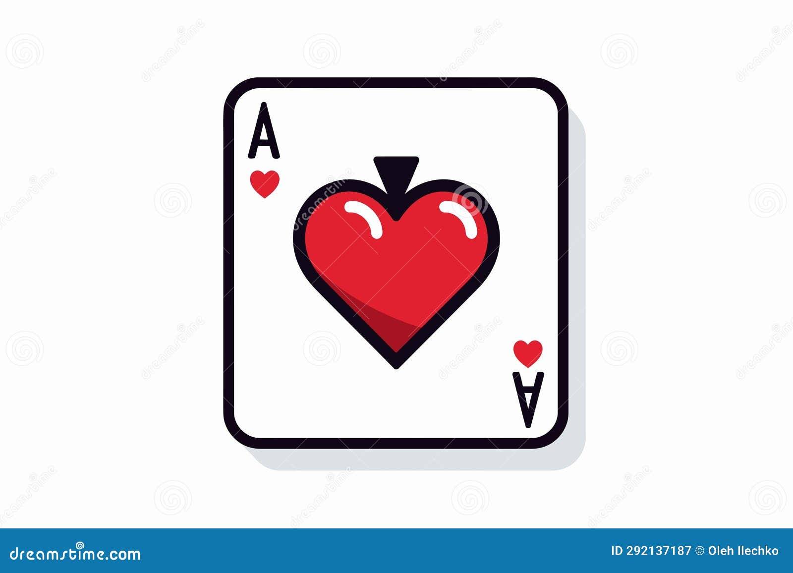 Playing Card Vector Flat Minimalistic Isolated Vector Style ...