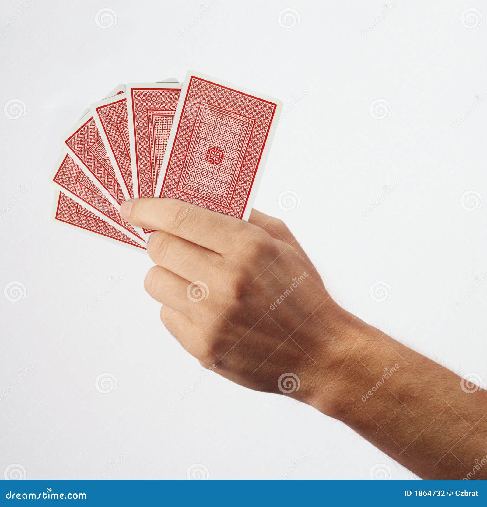 Playing cards stock photo. Image of holding, hand, cards - 1864732