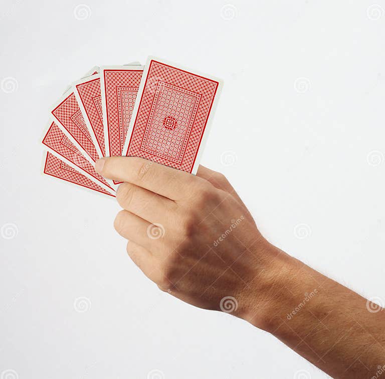 Playing cards stock photo. Image of holding, hand, cards - 1864732