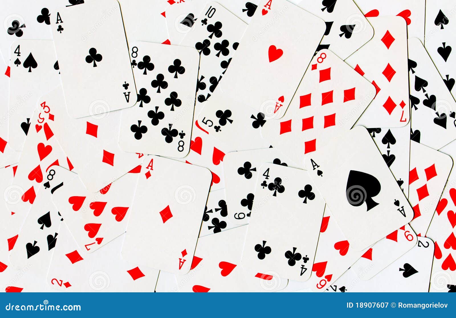 Playing cards stock image. Image of sport, diamonds, chance - 18907607