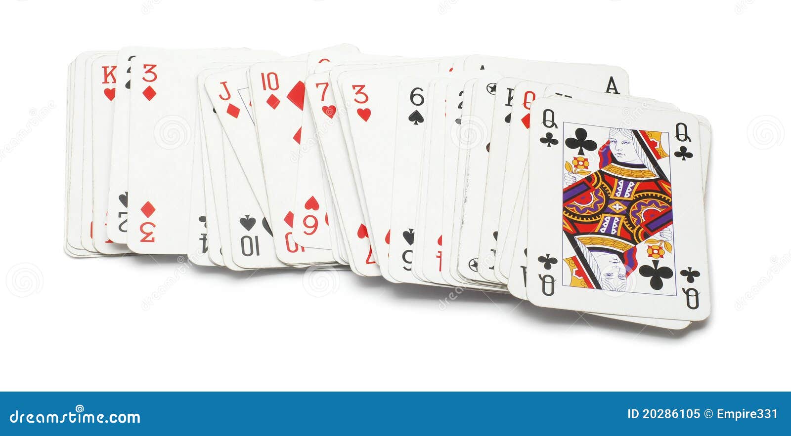 Playing cards stock image. Image of gamble, random, white - 20286105