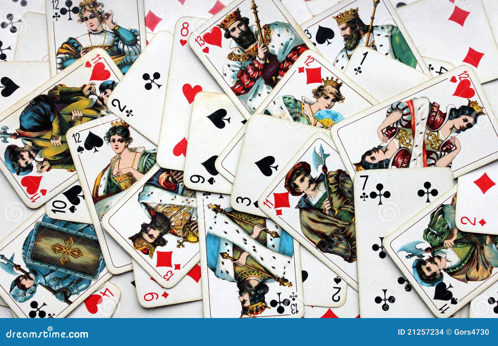 Playing Cards stock photo. Image of cards, jolly, discarded - 21257234