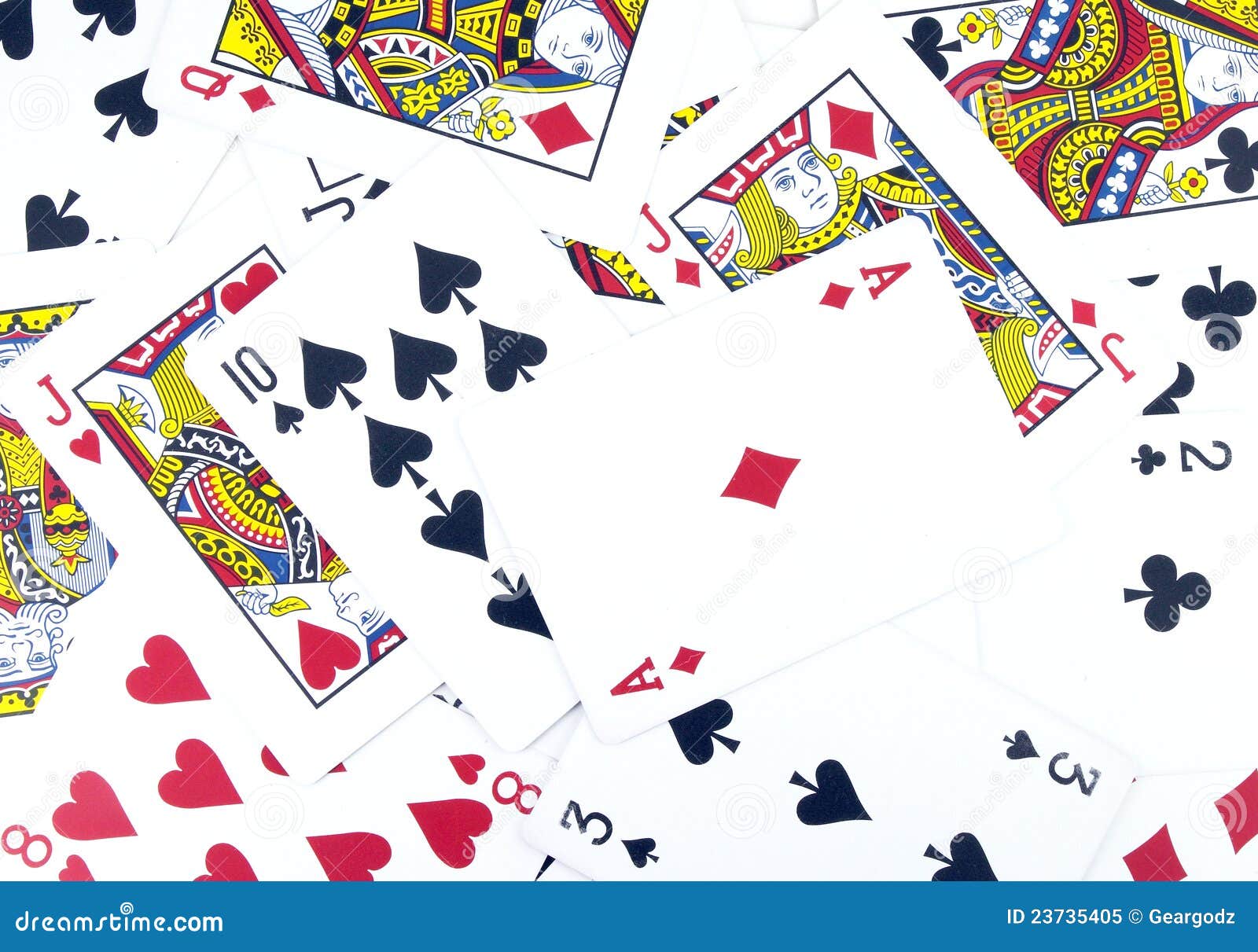 Playing cards Background stock image. Image of game, betting - 23735405